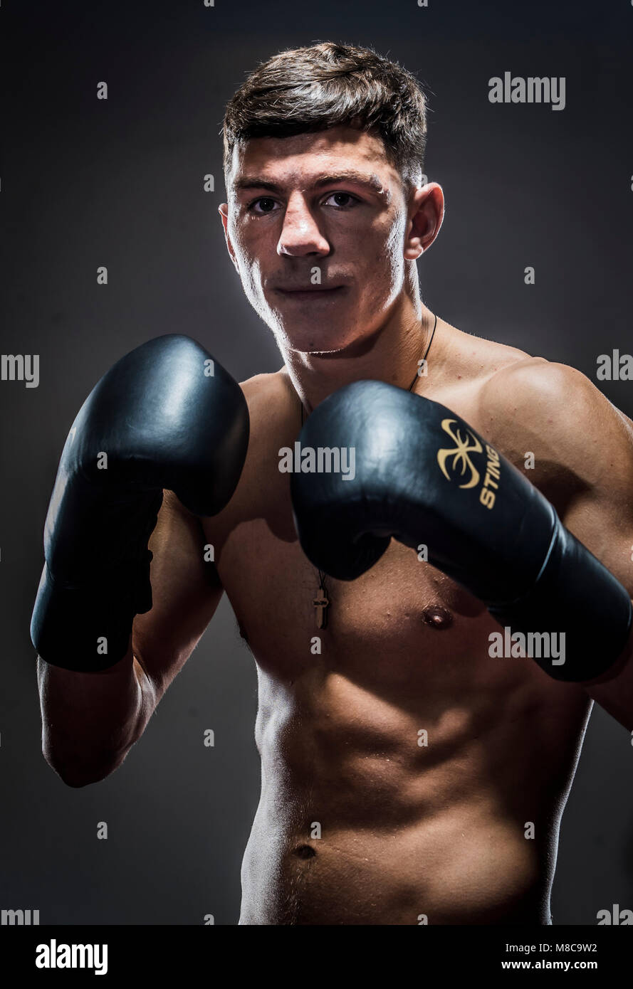 Luke McCormack, Light-welterweight, during the Commonwealth Games Media ...