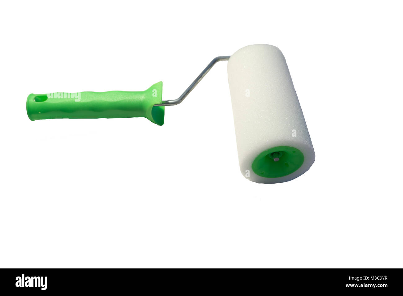 Man roller in hand Cut Out Stock Images & Pictures - Alamy