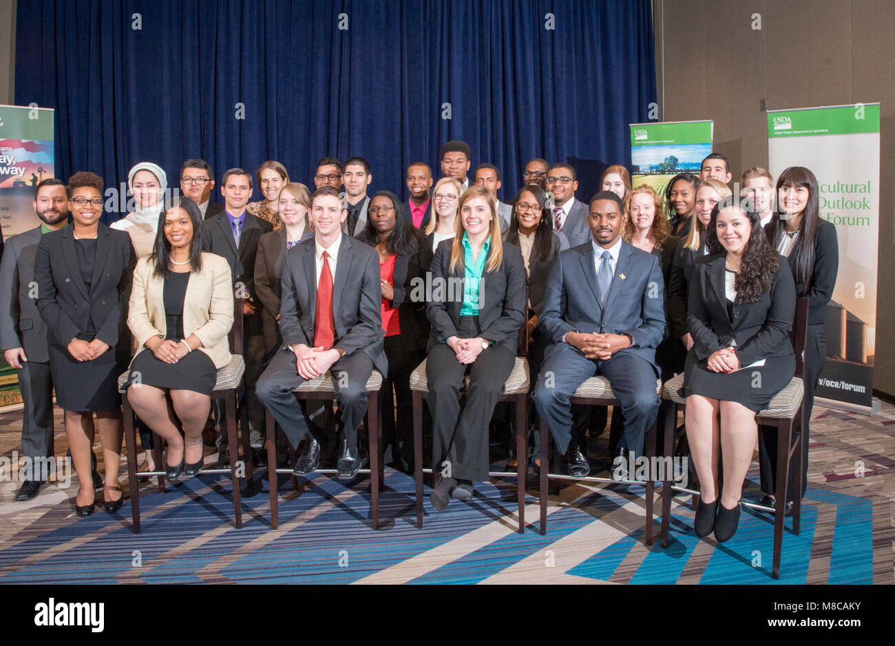 USDA Student Diversity Program winners from the class of Stock Photo ...