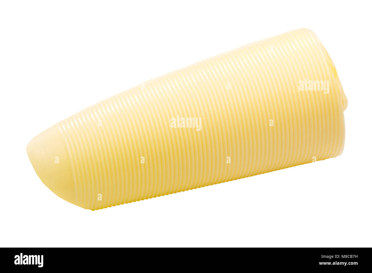 Butter or spread curl roll. Clipping path Stock Photo - Alamy