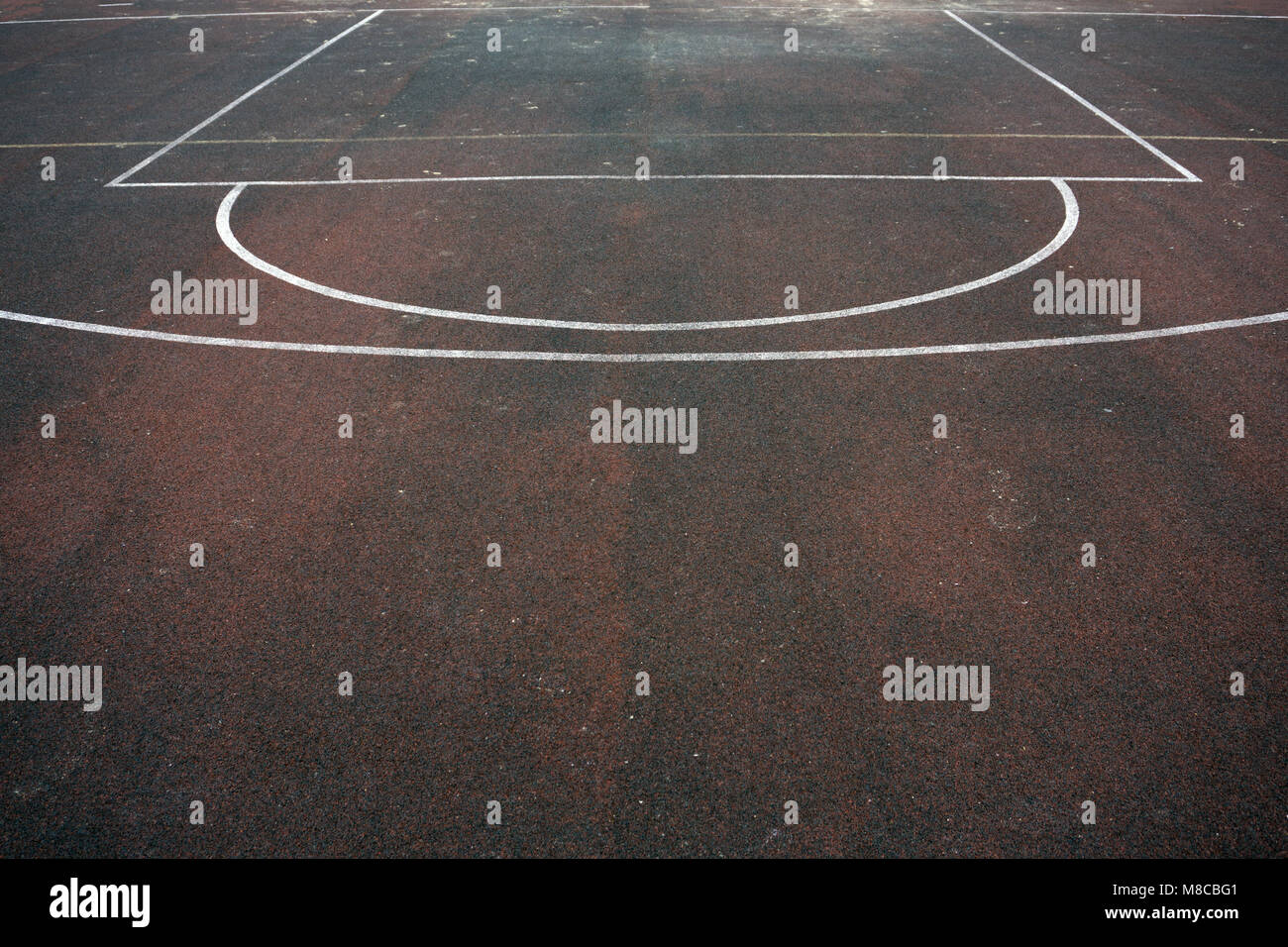 A football field and marking Stock Photo - Alamy