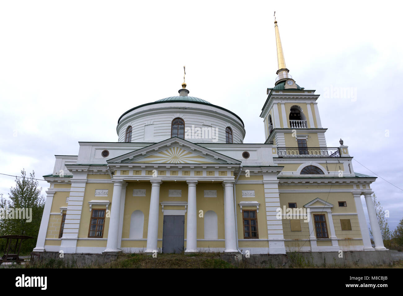 beautiful old restored building , the Church Stock Photo - Alamy