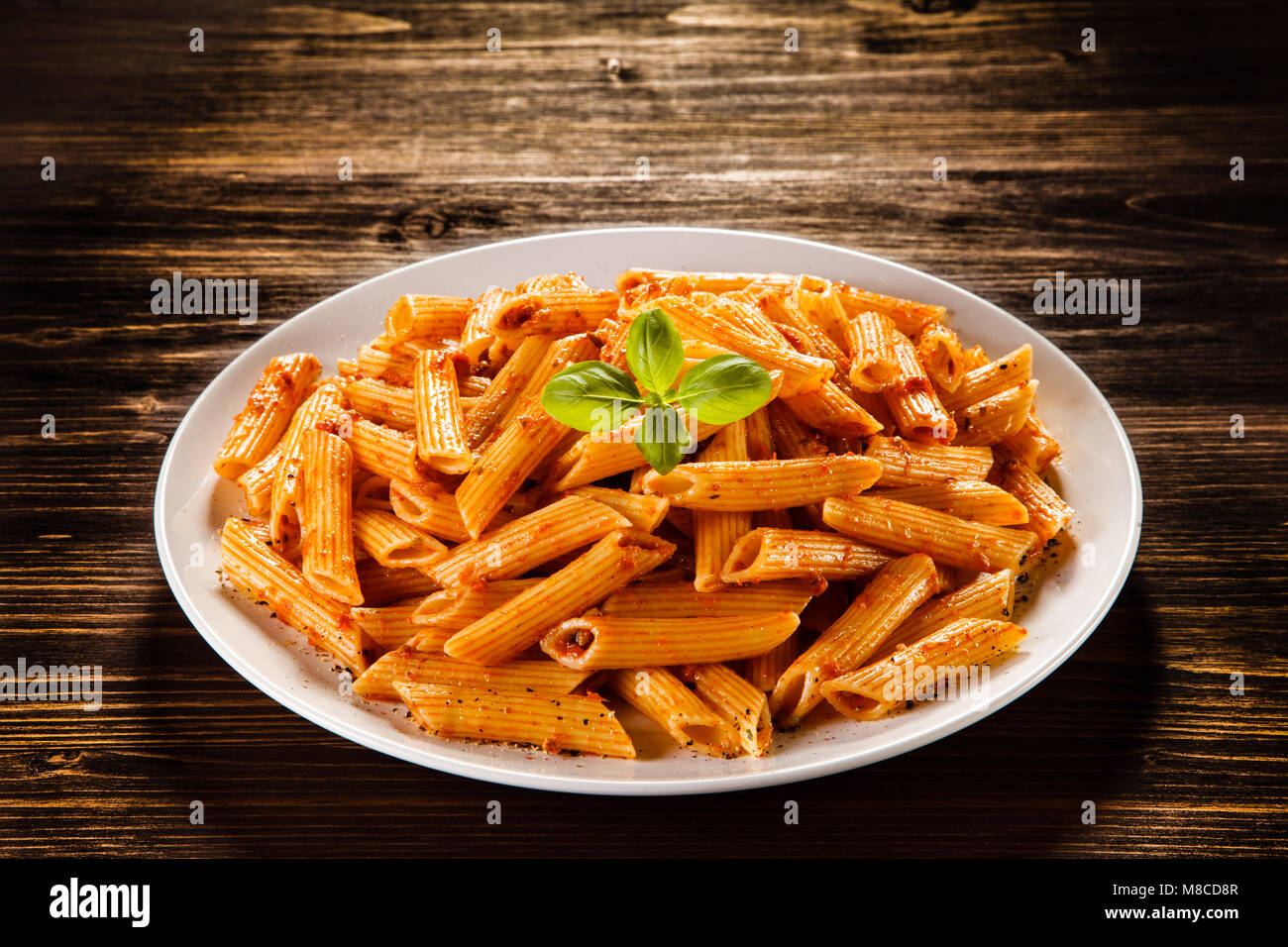 Spicy penne pasta bolognese hi-res stock photography and images - Alamy