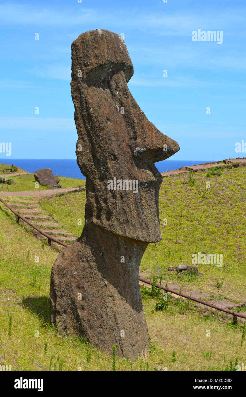 Moai te tokanga hi-res stock photography and images - Alamy