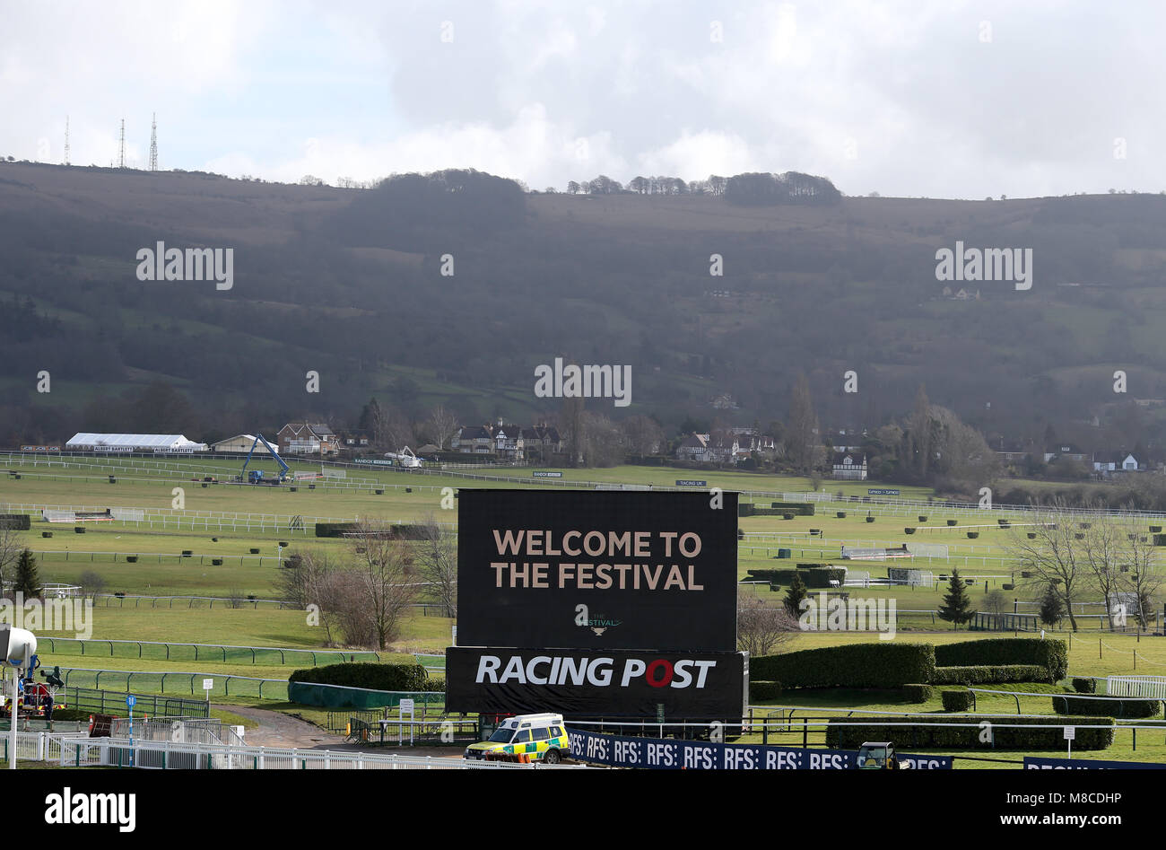 A general view of Cheltenham Racecourse. PRESS ASSOCIATION Photo ...