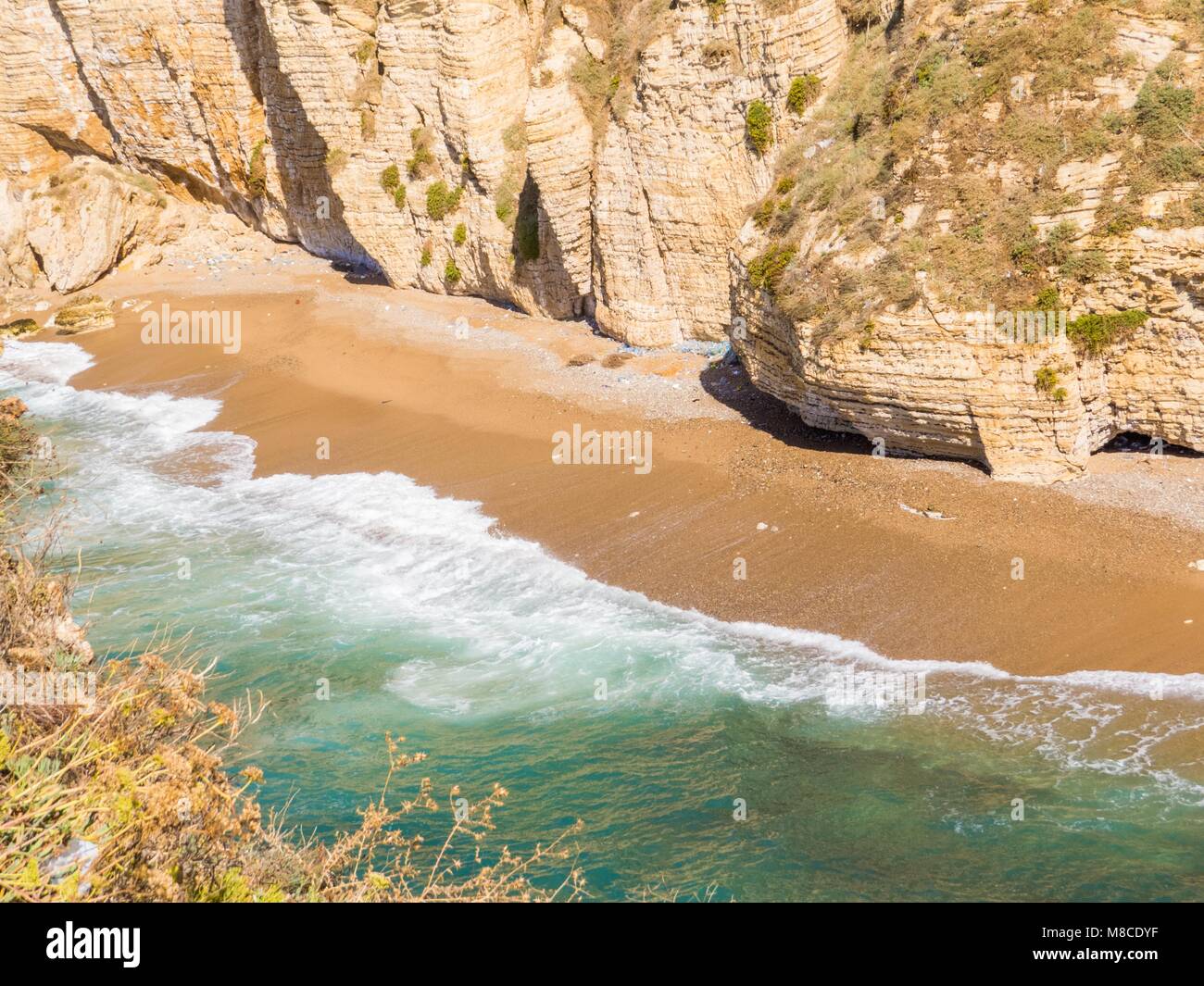 Raouche, Pigeons' Rock. In Beirut, Lebanon Stock Photo - Alamy