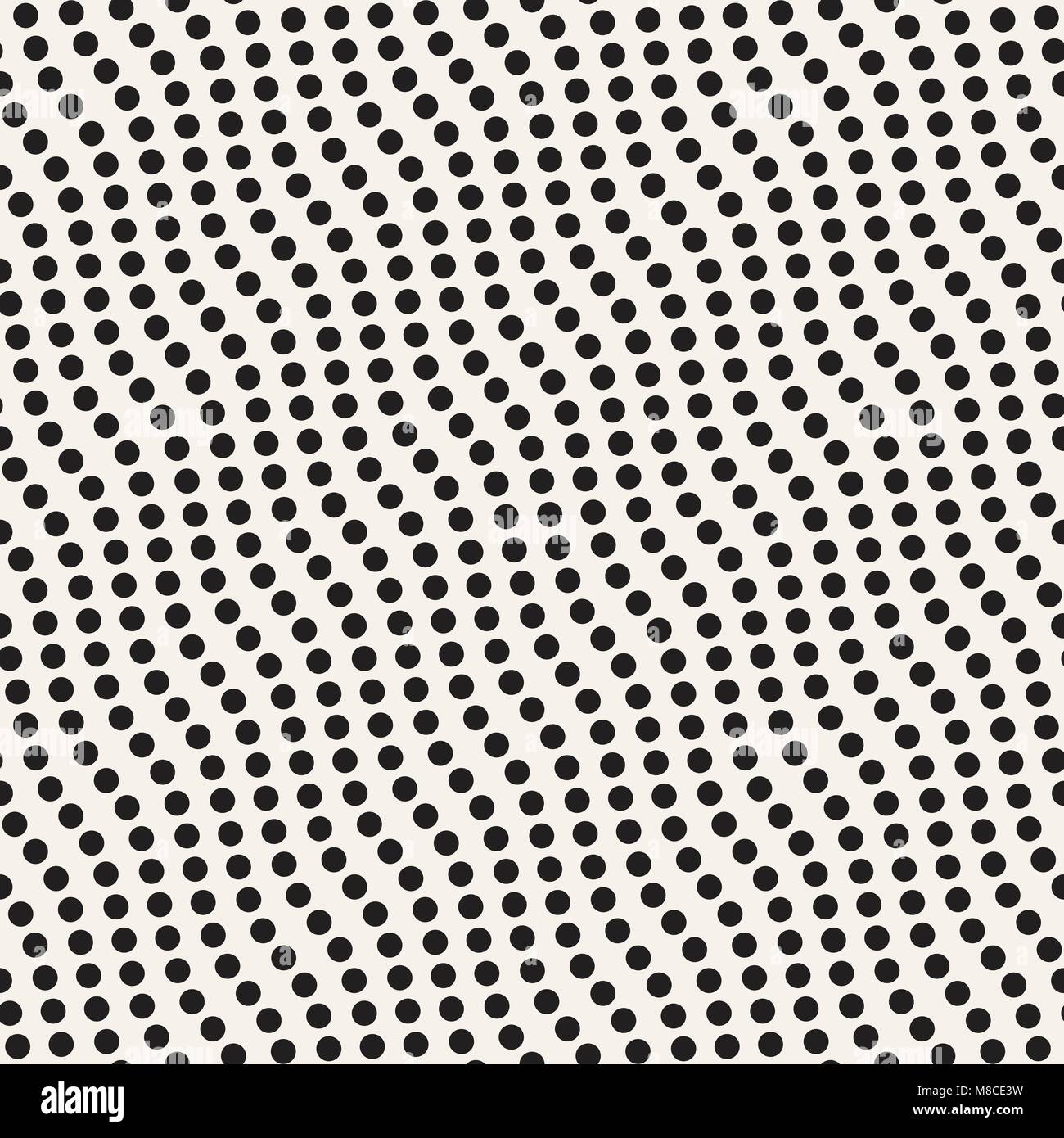 Vector Seamless Lattice Pattern Modern Stylish Texture With Monochrome