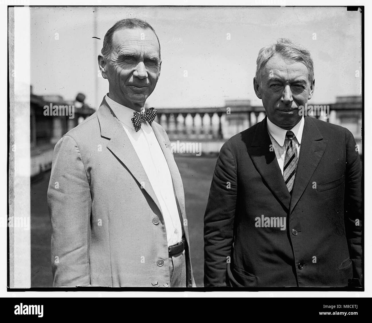 A photograph from July 23, 1924, of Daniel Roper and C.L. Shaver ...
