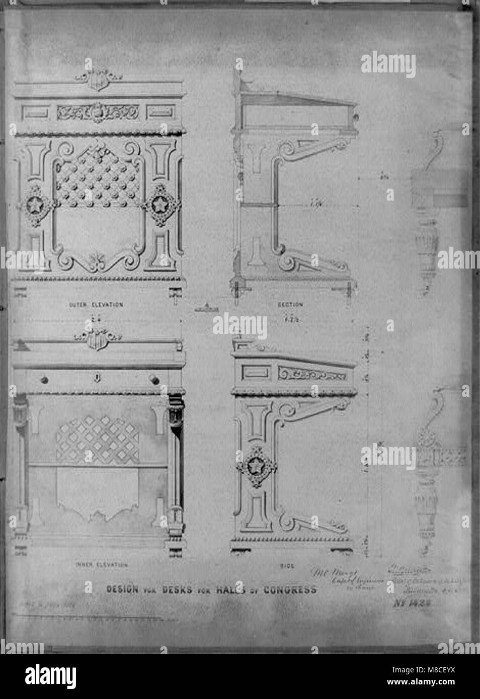 Aesthetic considerations in architectural design Black and White Stock ...
