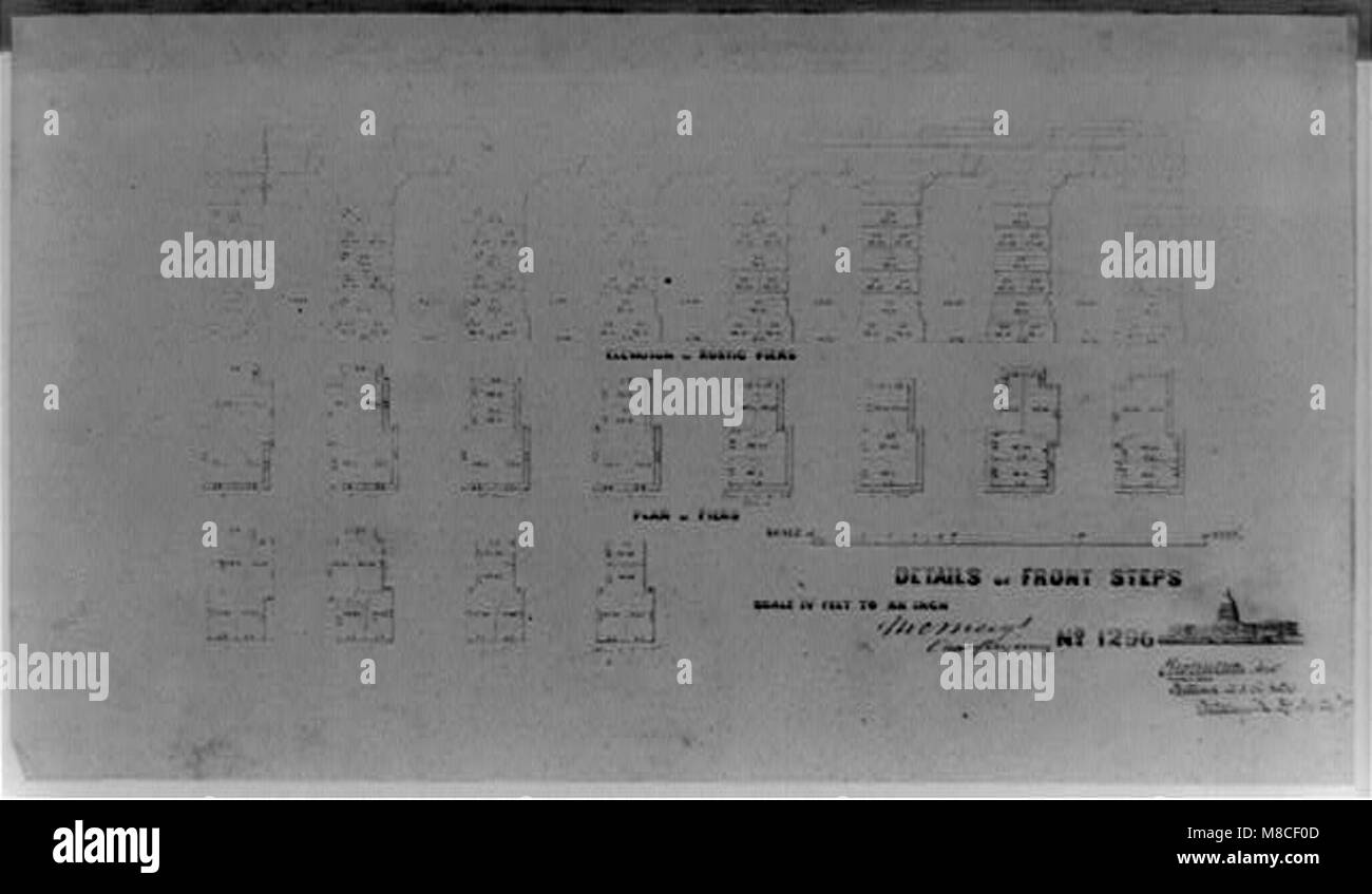 Front entrance historic 19th Black and White Stock Photos & Images - Alamy