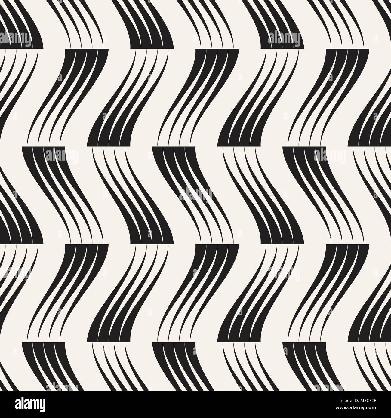 Vector seamless pattern. Modern stylish abstract texture. Repeating geometric tiles Stock Vector ...