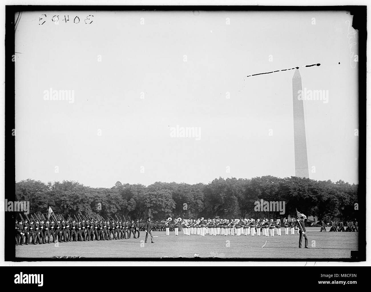 A photograph of high school cadets from district public schools ...