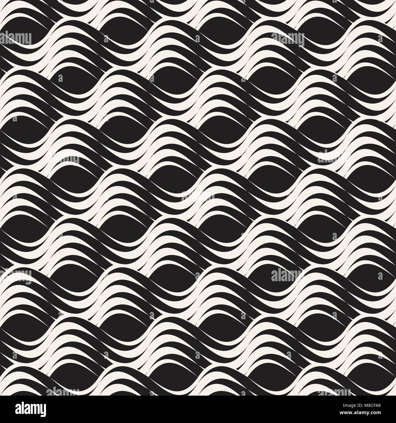 Vector seamless pattern. Modern stylish abstract texture. Repeating ...