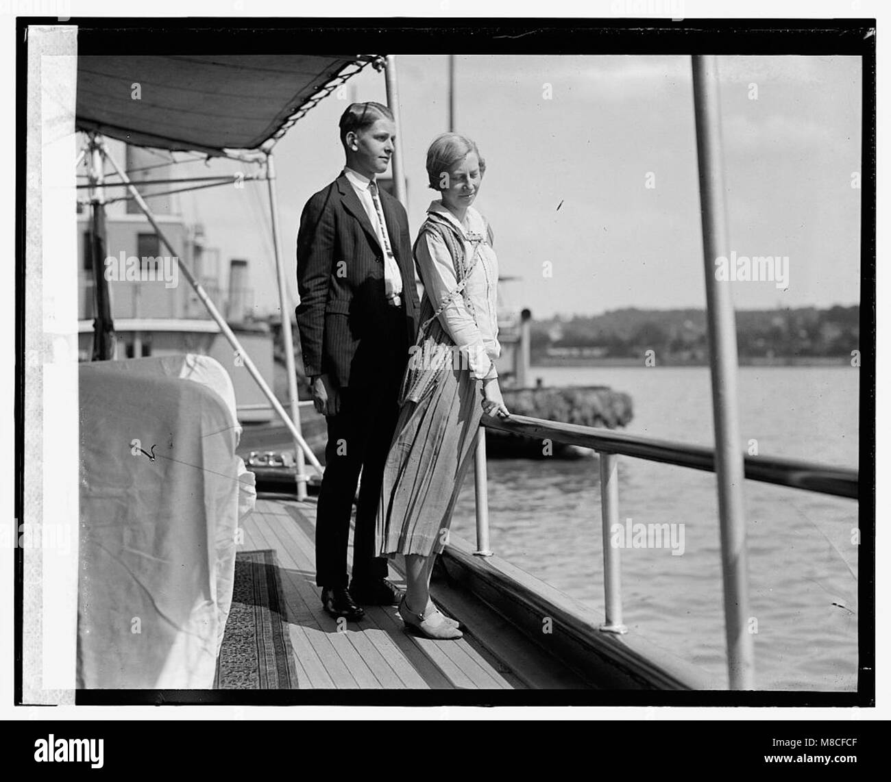 A portrait of Edna and Leonard Wilbur, a couple depicted in this ...
