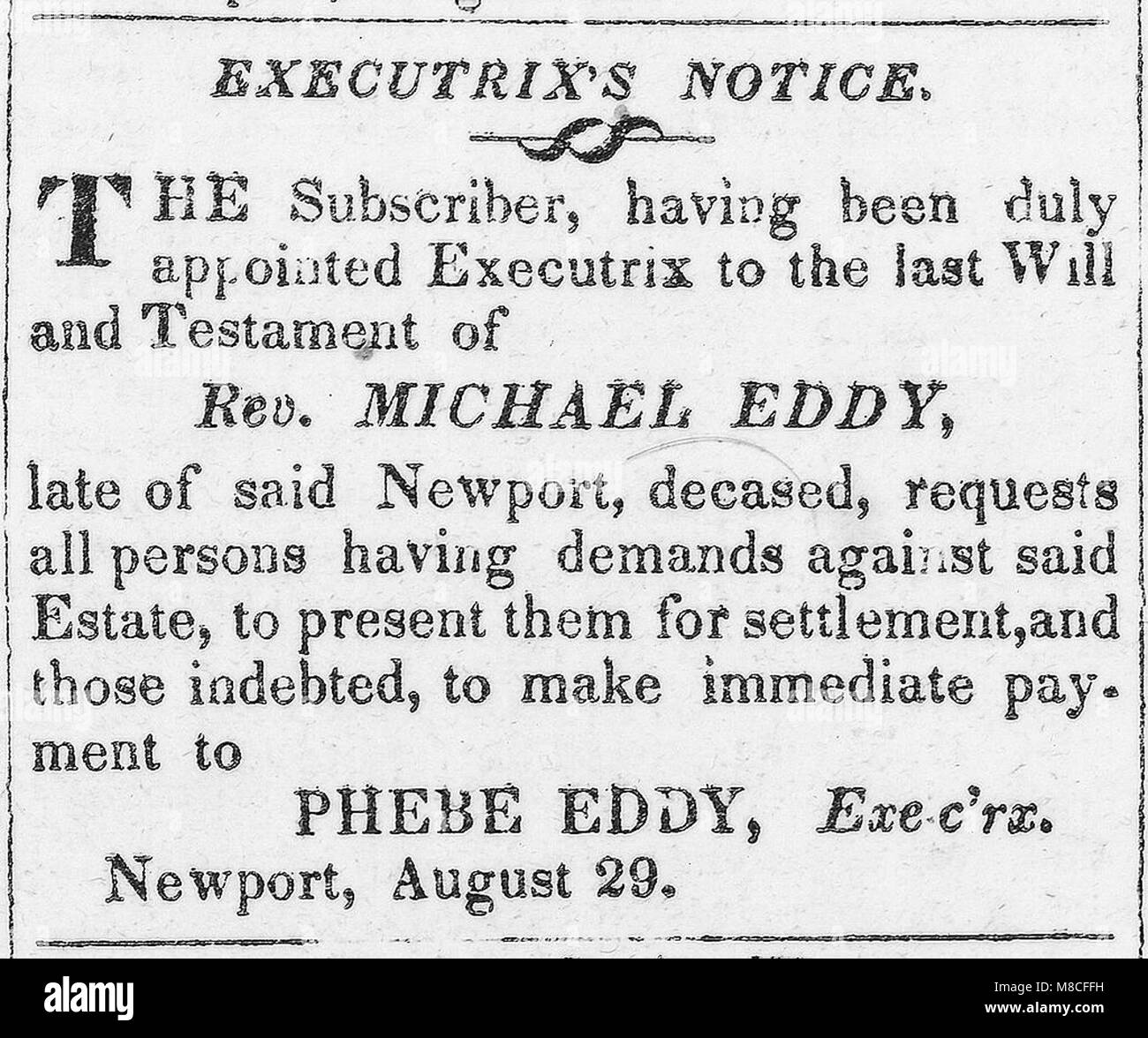 Executor law Black and White Stock Photos & Images - Alamy