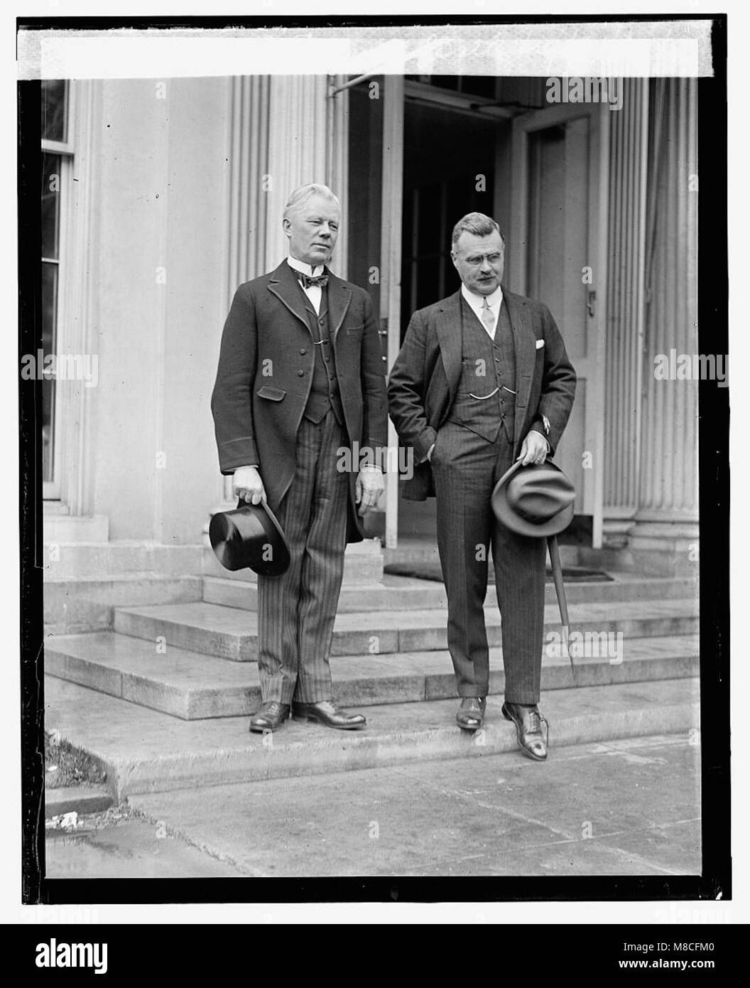 A photograph featuring Alfred J. Pearson and J. Butler Wright on April ...
