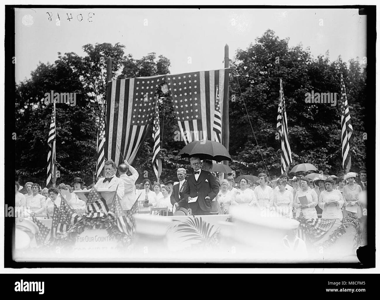An image depicting the exercises and events of Flag Day, a national ...