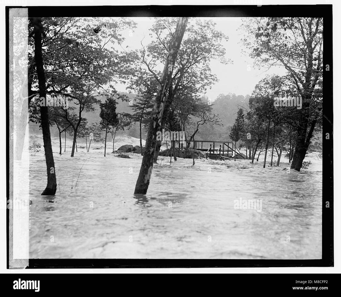 This image captures a devastating flood, highlighting the effects of ...
