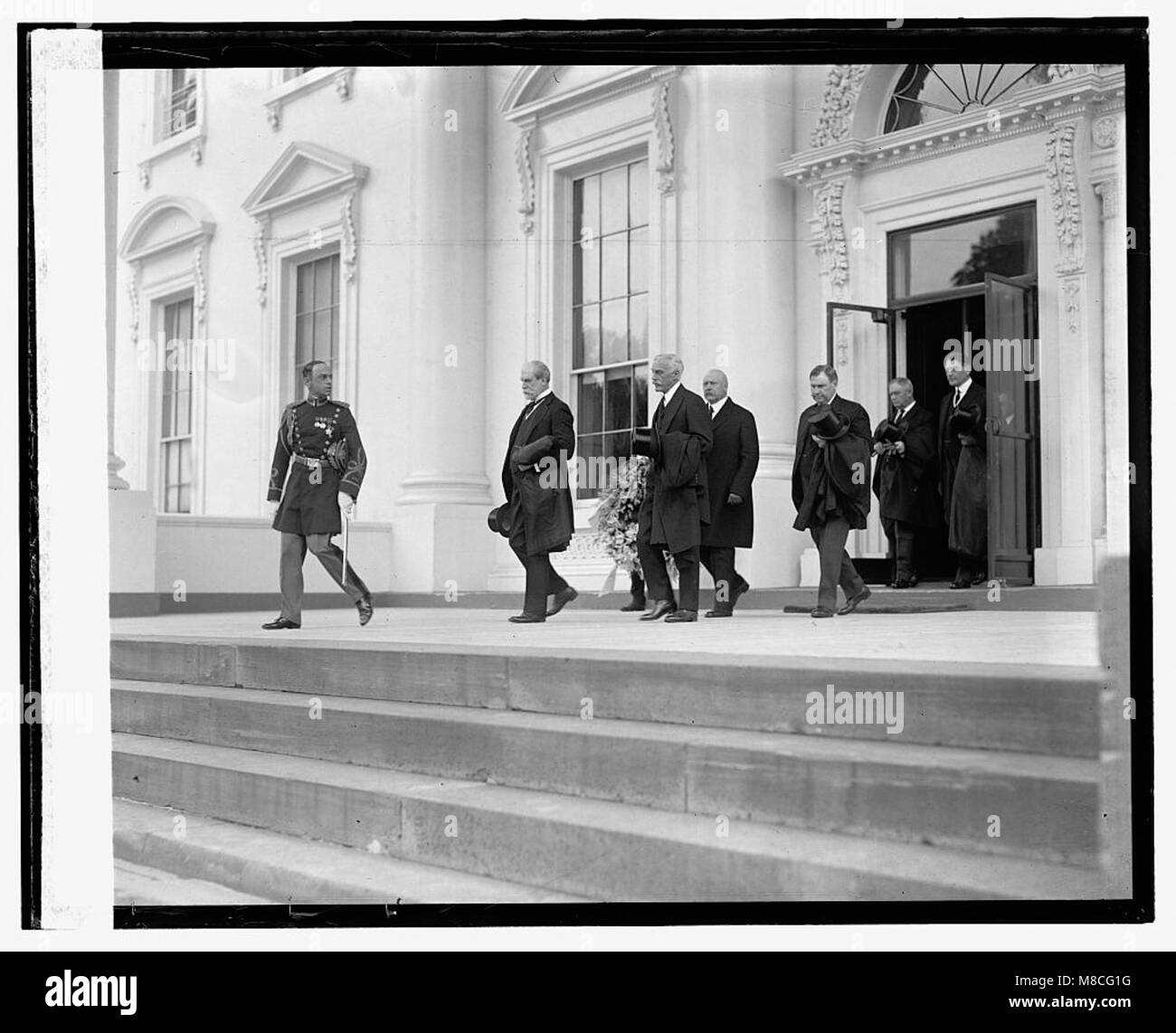The funeral of Mrs. Hubert Work, held on May 12, 1924, is captured in ...