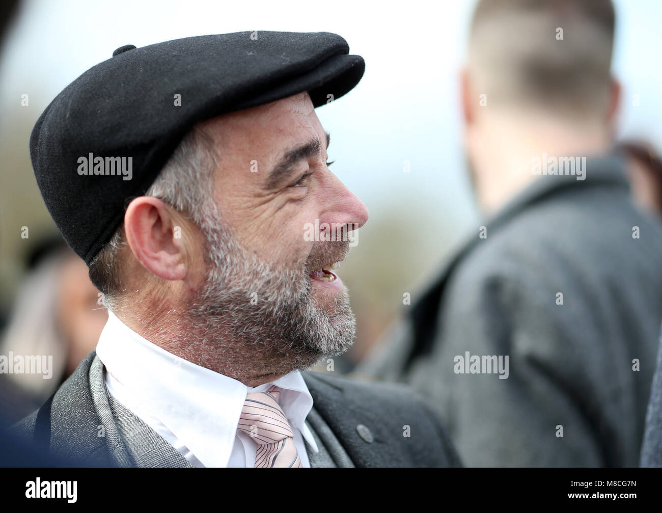 Actor Michael Le Vell during Gold Cup Day of the 2018 Cheltenham ...