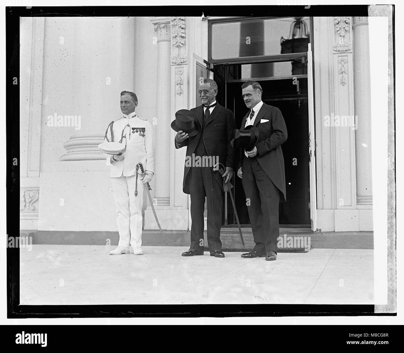 A photograph featuring Generals Horacio, J. Butler Wright, and Colonel ...