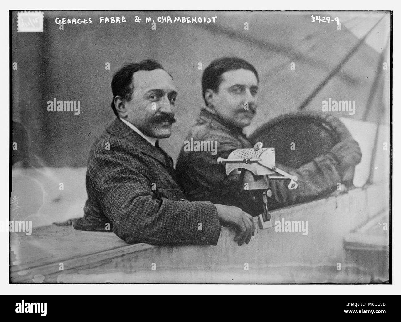 A historical portrait of Georges Fabre and M. Chambenoist, showcasing ...