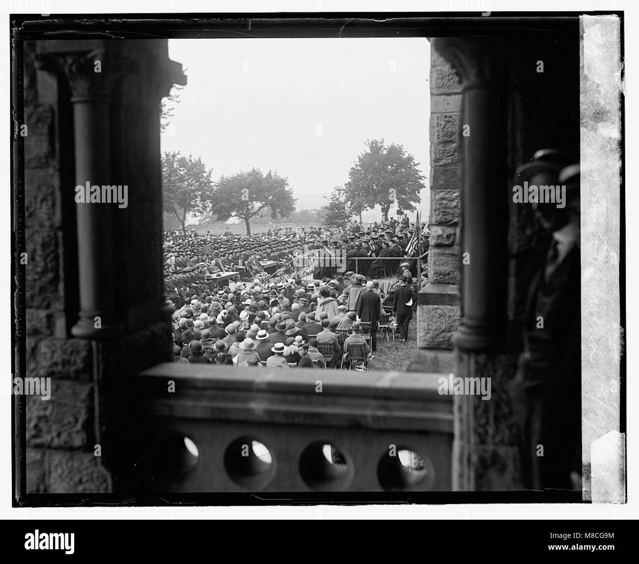 The Georgetown University graduation held on June 9, 1924, marks a ...