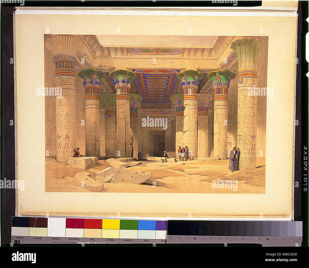 Grand portico of the temple of philae hi-res stock photography and ...