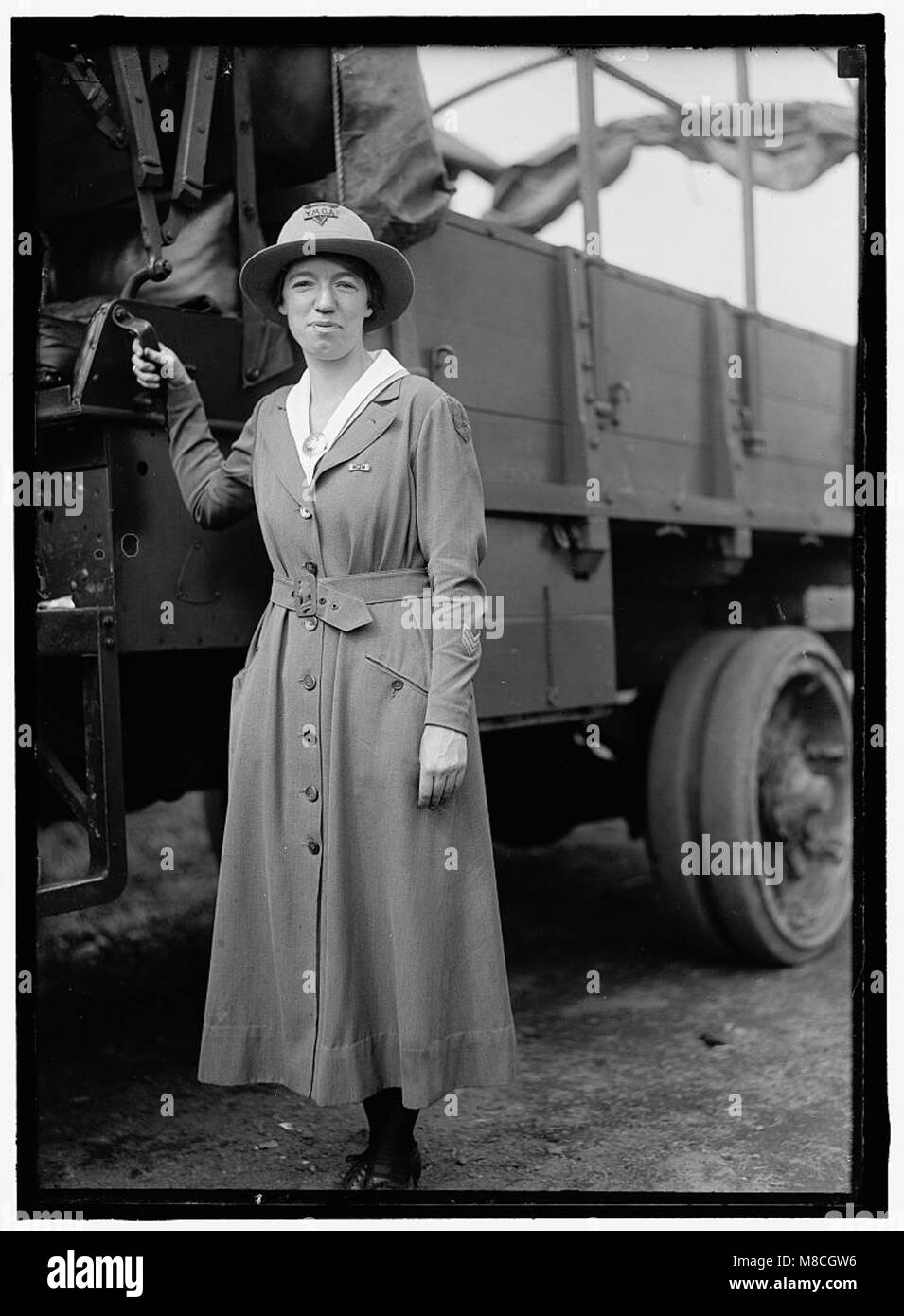 Frances Gulick is depicted as a Y.W.C.A. member in this photograph. The ...