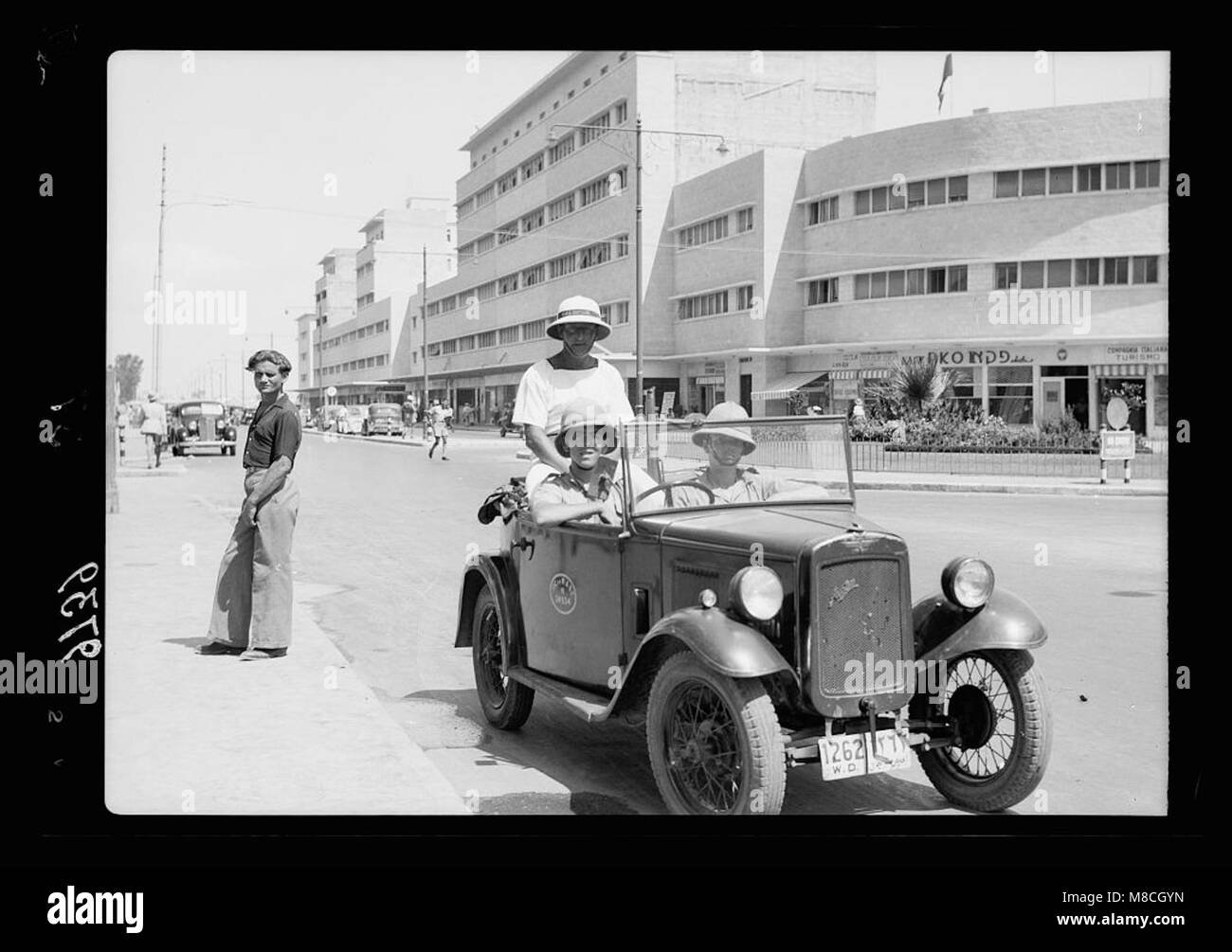 Haifa, result of terrorist acts & government measures. H.M.S. Marine ...