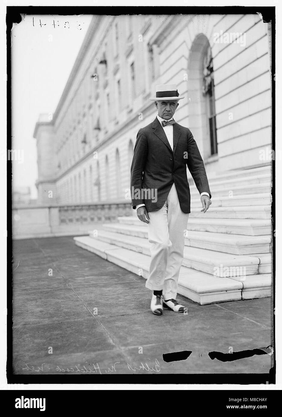 A portrait of Gilbert Monell Hitchcock, a prominent Nebraska politician ...