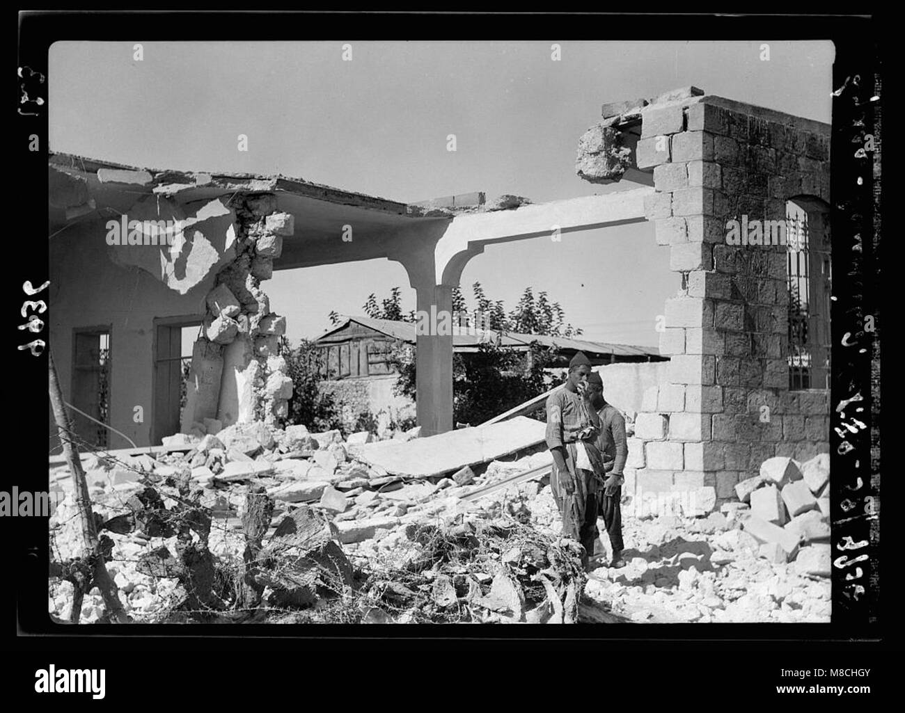 A house in Lydda was demolished on October 8, 1938, as part of a ...