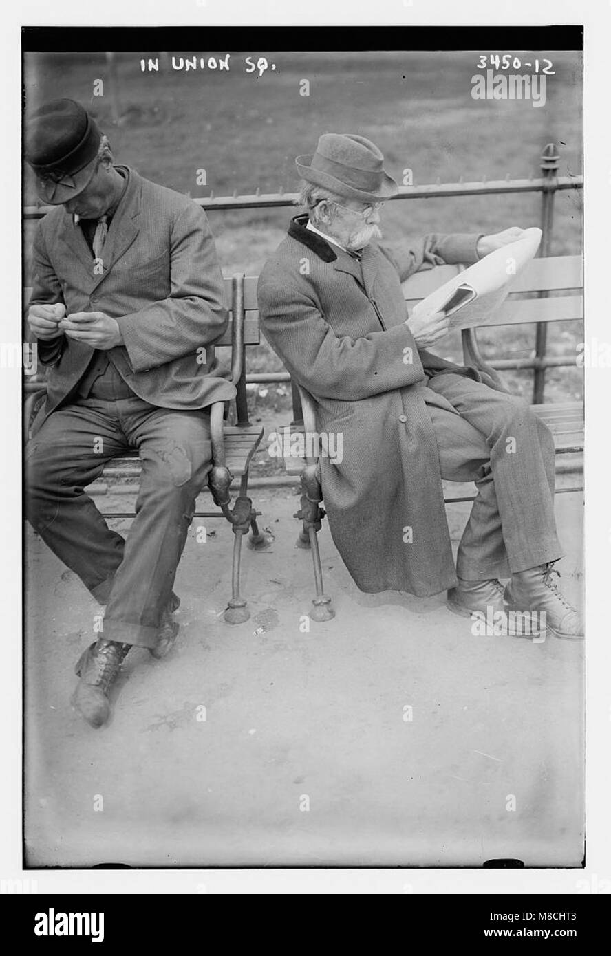 A scene from Union Square, New York, capturing the urban dynamics of ...