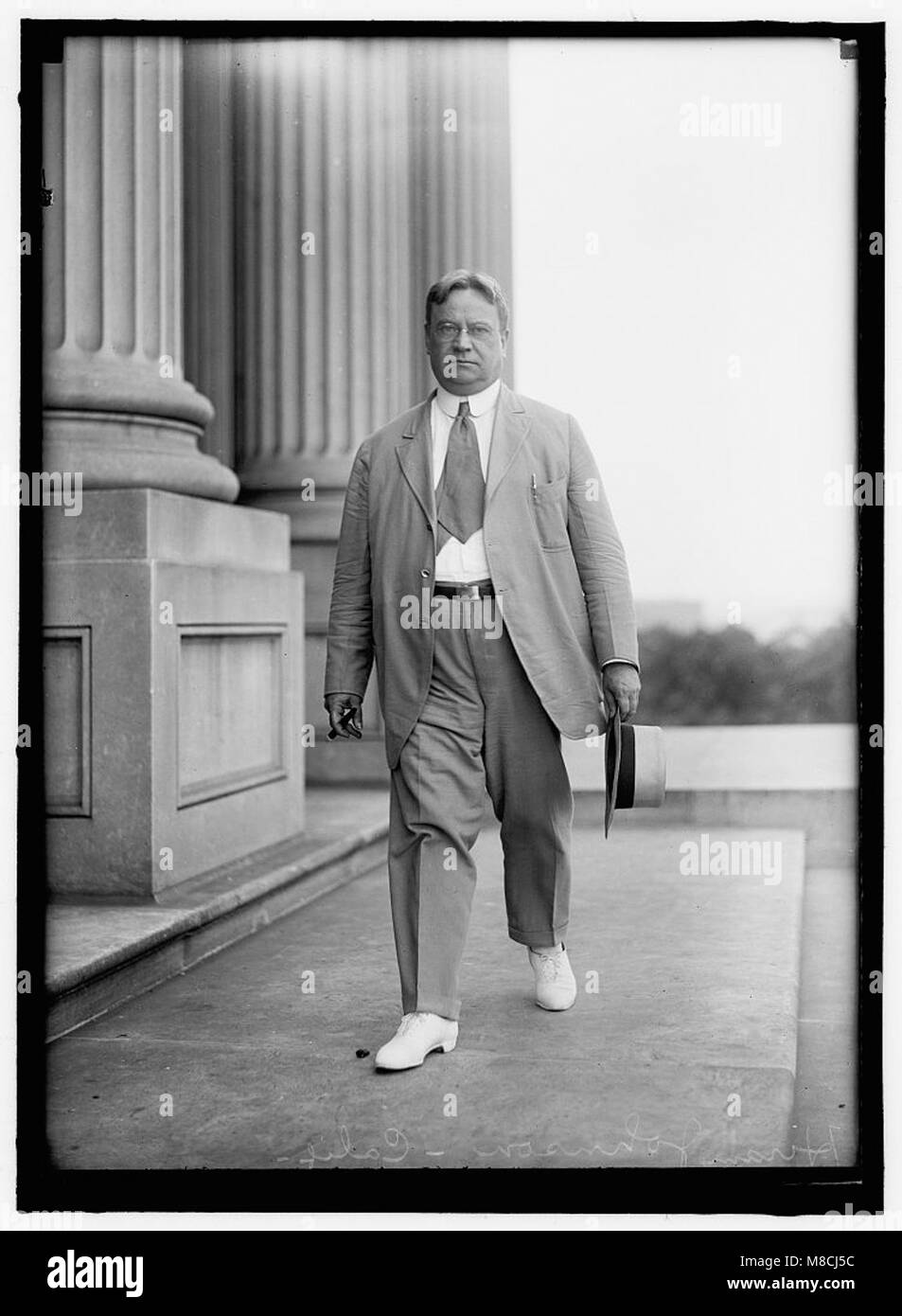 This photograph features Hiram Warren Johnson, an American politician ...