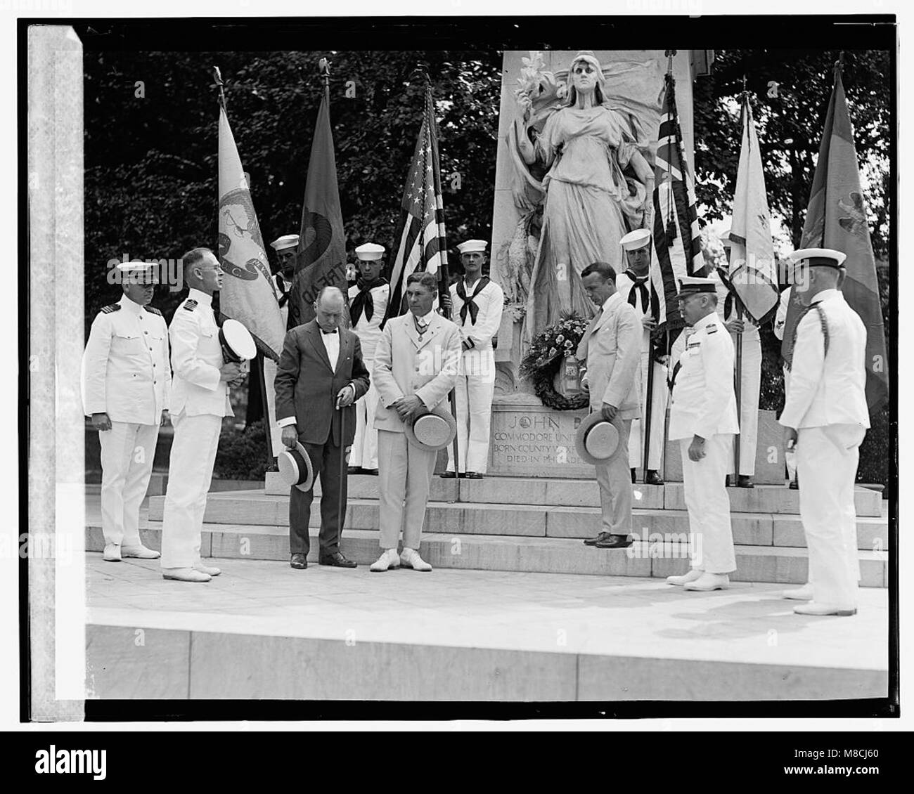 The John Barry statue commemorates the 185th anniversary of his birth ...