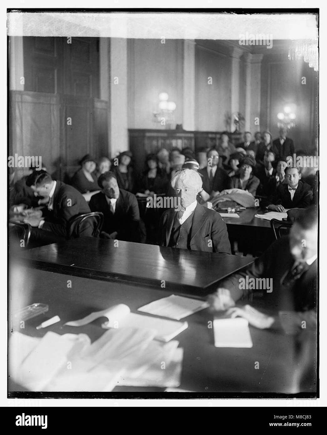 A portrait of Judge Kenesaw Mountain Landis, taken on May 2, 1924 ...