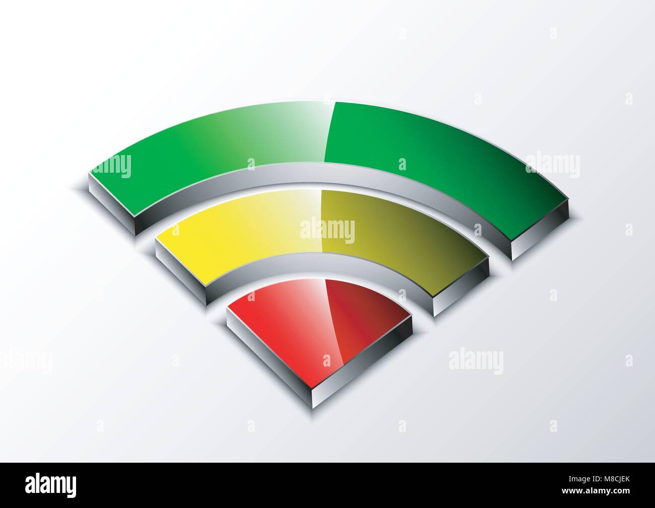design vector of wireless technology isometric logo Stock Vector Image ...