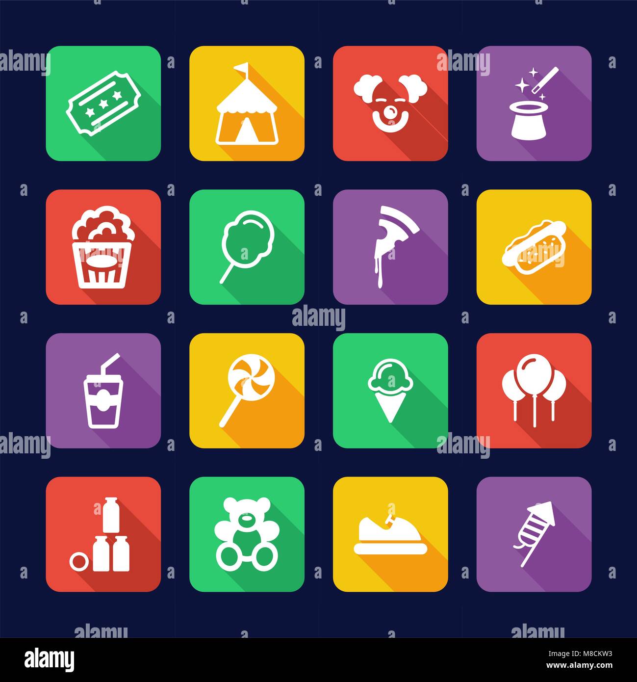 Hot dog fun fair Stock Vector Images - Alamy