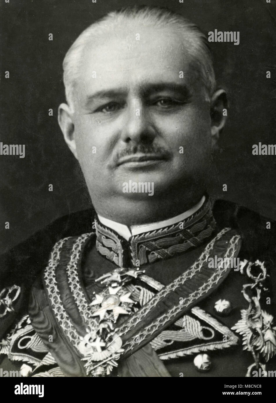 Portrait of a man in uniform, Italy 1940s Stock Photo - Alamy
