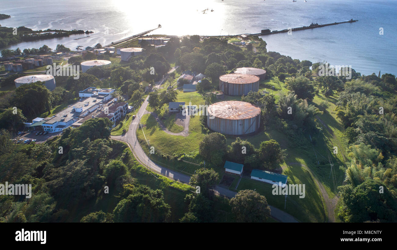 Petrotrin Oil Refinery Trinidad & Tobago Stock Photo - Alamy