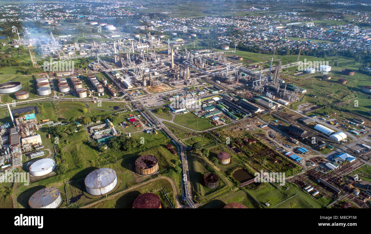 Petrotrin Oil Refinery Trinidad & Tobago Stock Photo - Alamy