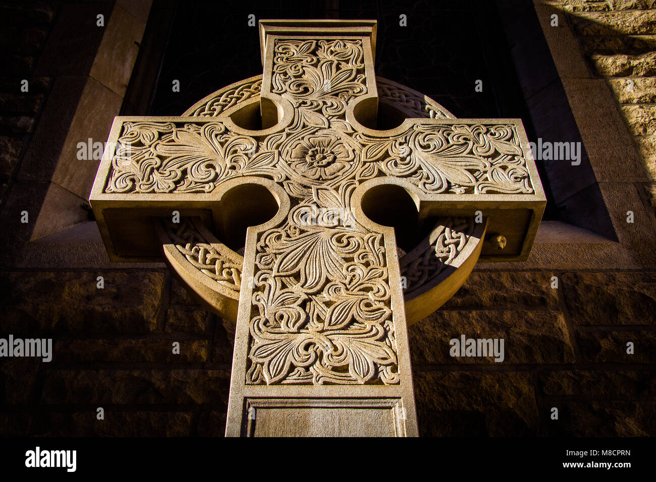 Celtic cross -- detail Stock Photo - Alamy