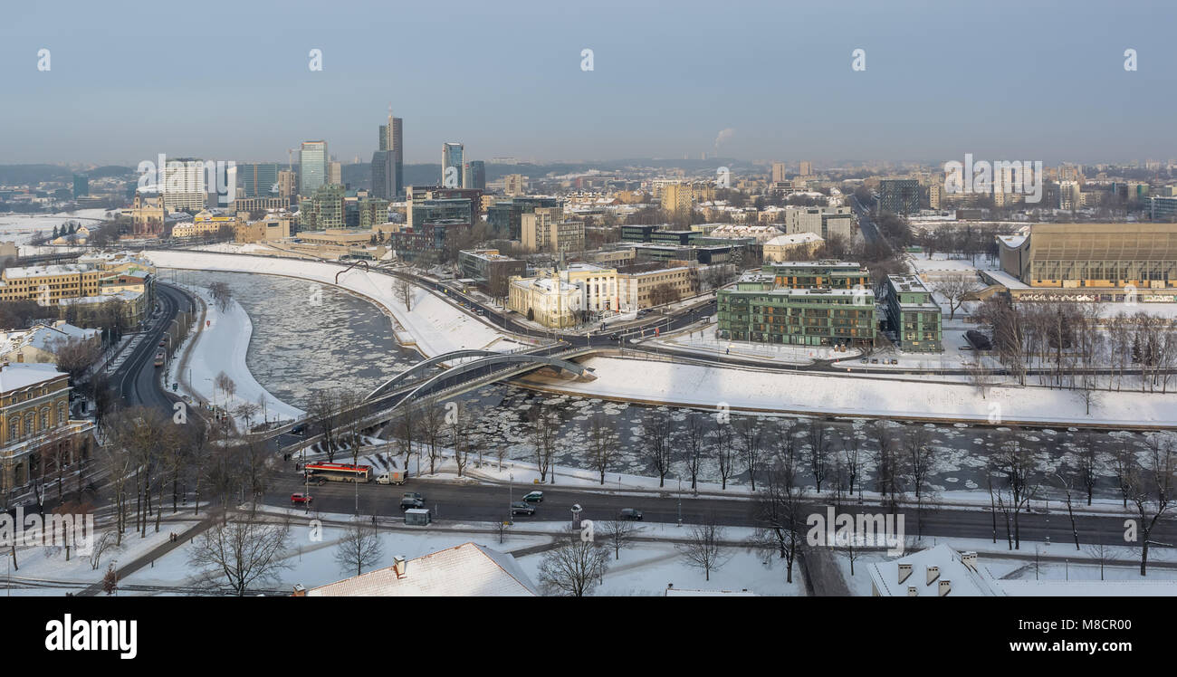 Lithuania vilnius snow hi-res stock photography and images - Alamy