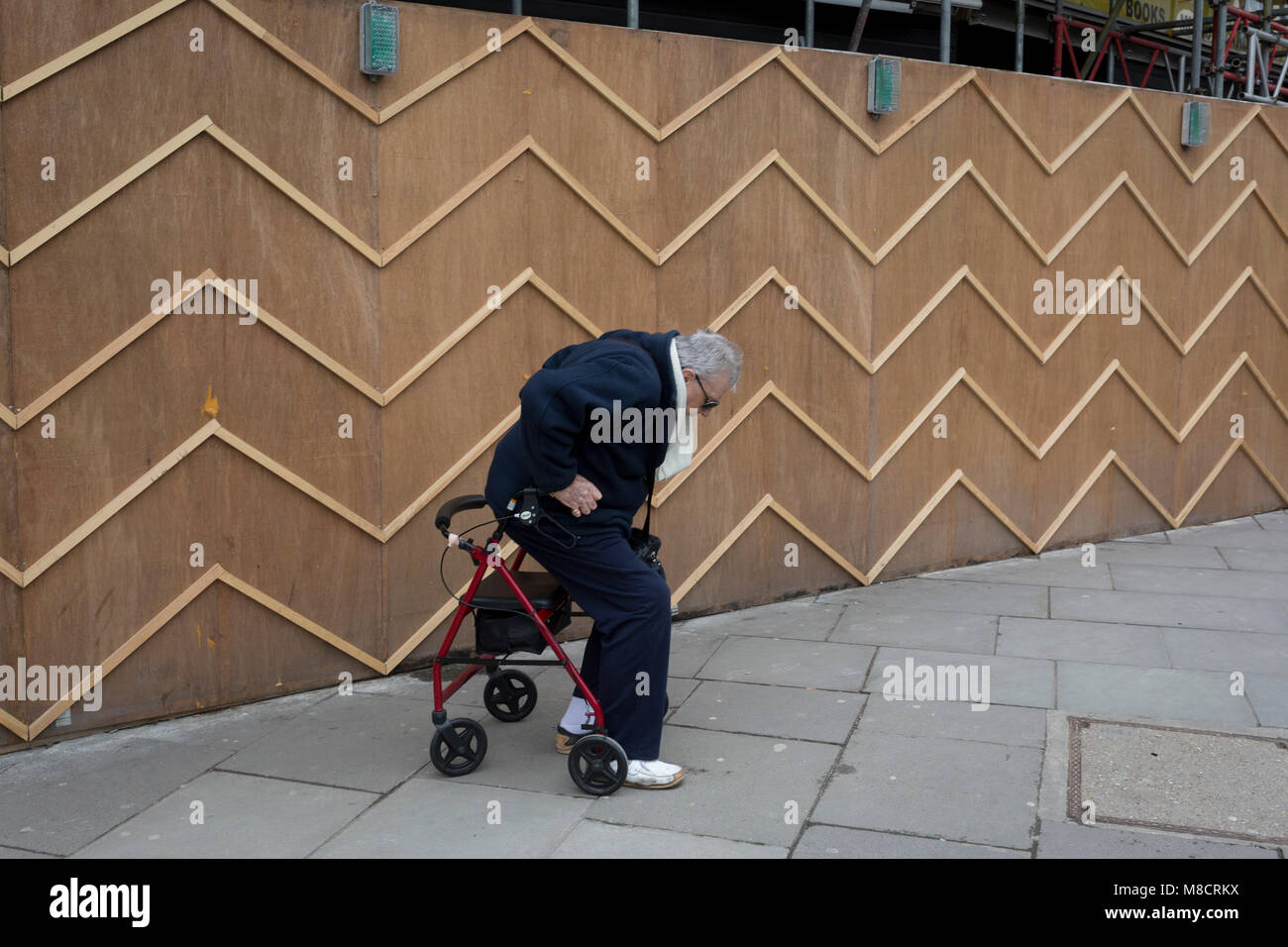 Using a rollator hi-res stock photography and images - Alamy