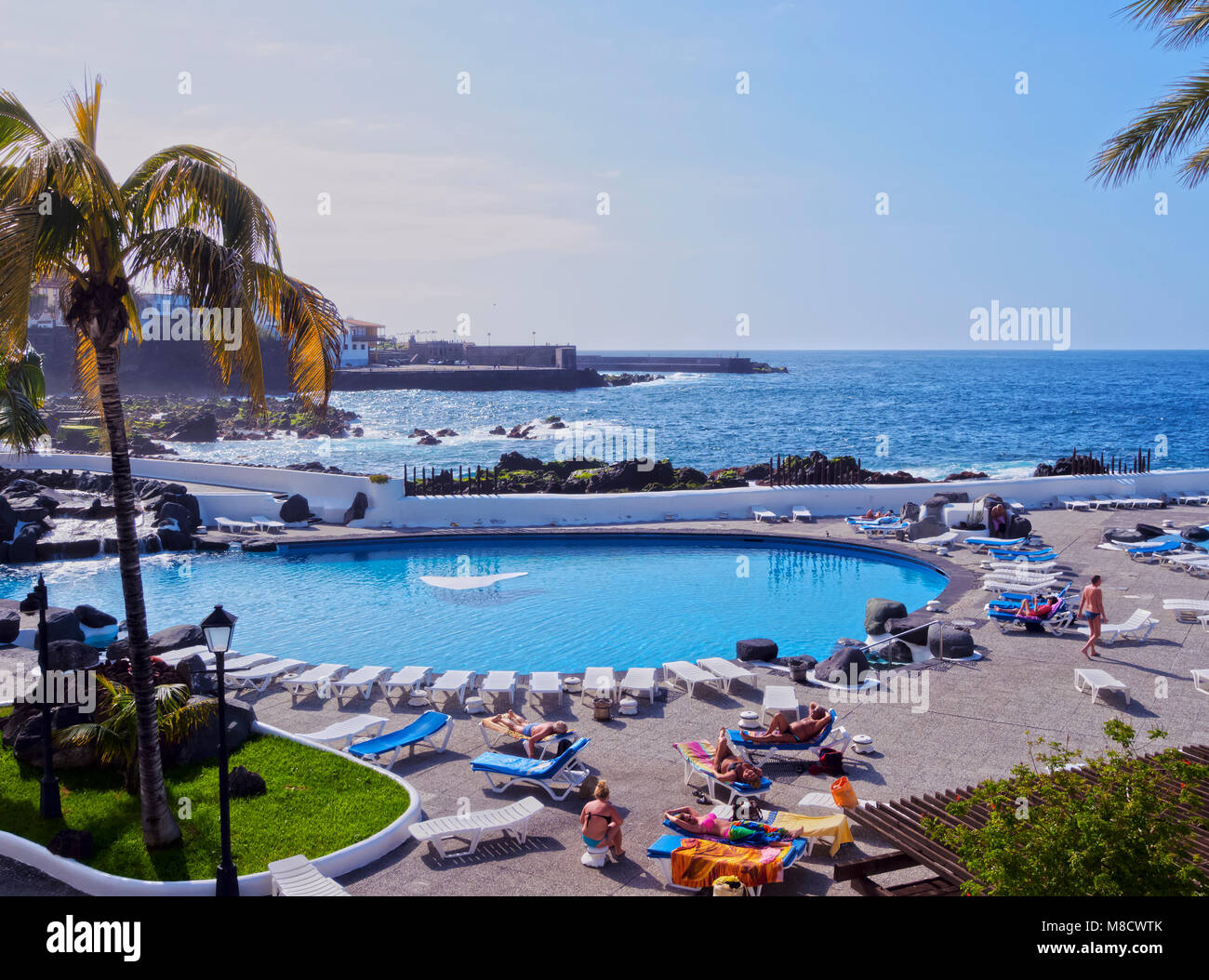 Lago Martianez Swimming Pools, Puerto de la Cruz, Tenerife Island ...