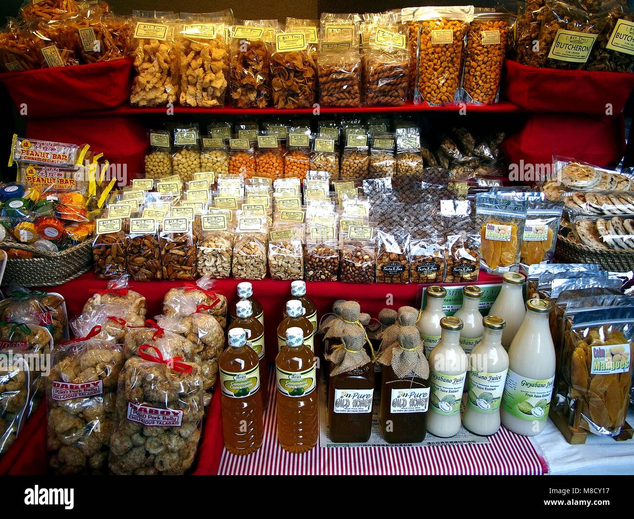 QUEZON CITY, PHILIPPINES - MARCH 9, 2018: Bazaar stalls in UP Town ...