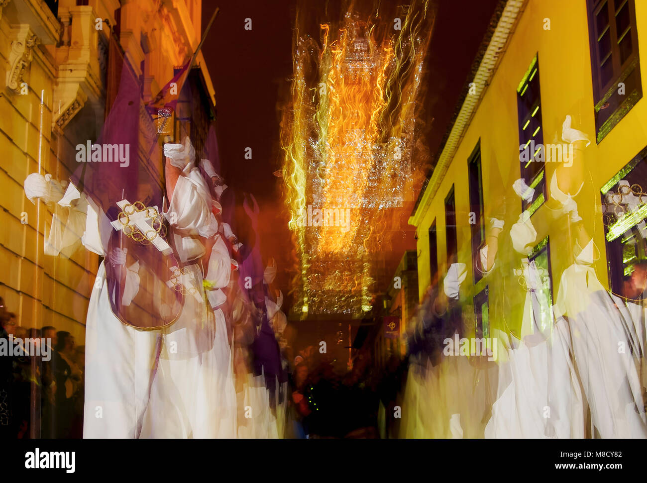 Traditional Easter Holy Week Procession in San Cristobal de la Laguna ...