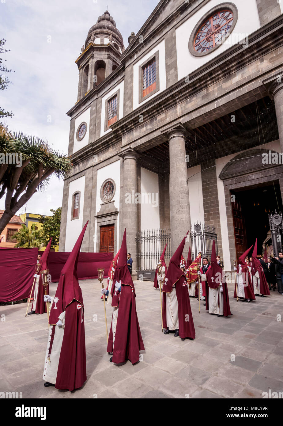 Traditional Easter Holy Week Procession in San Cristobal de la Laguna ...