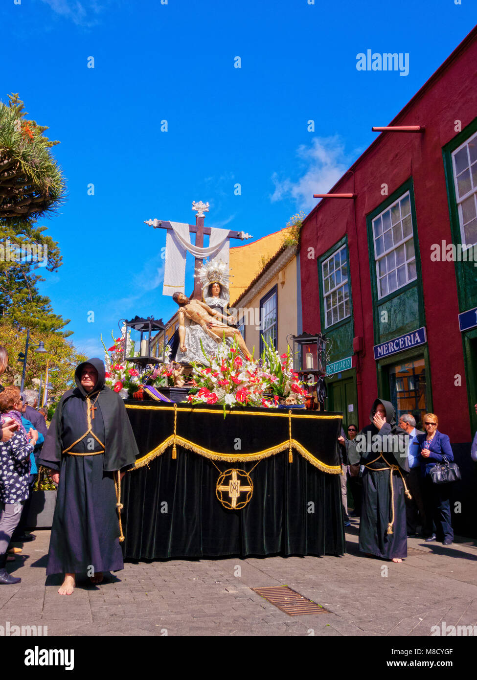 Traditional Easter Holy Week Procession in San Cristobal de la Laguna ...