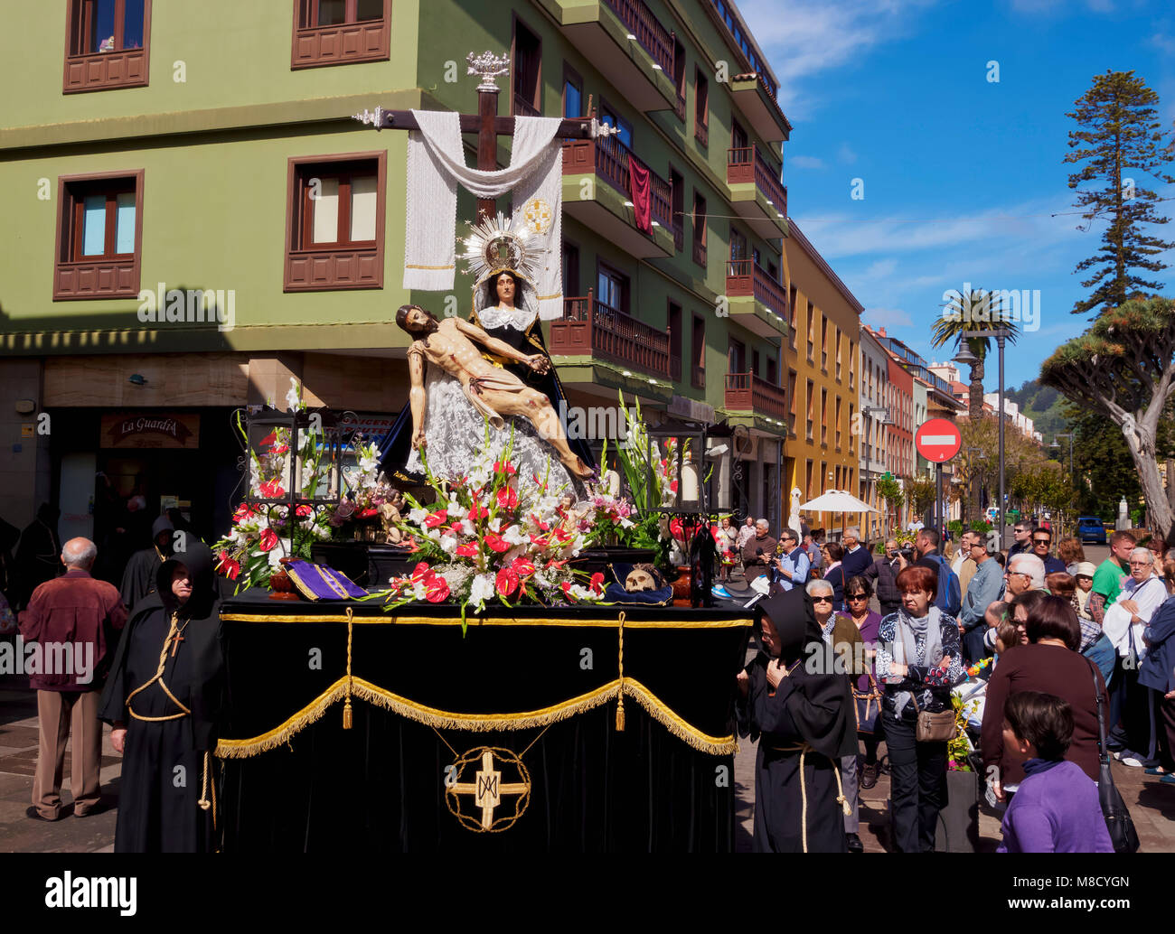 Traditional Easter Holy Week Procession in San Cristobal de la Laguna ...